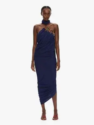 Christopher Esber Tropique Droplet Halter Dress