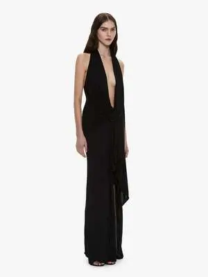 Christopher Esber Spire Cascade Gown - Black
