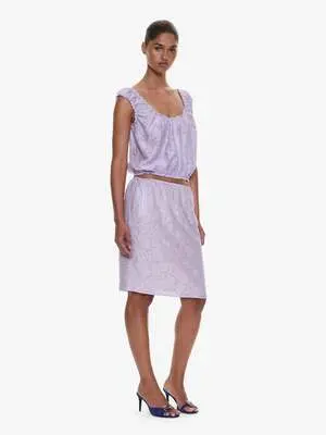 Christopher Esber Light Leak Jacquard Zip Up Top