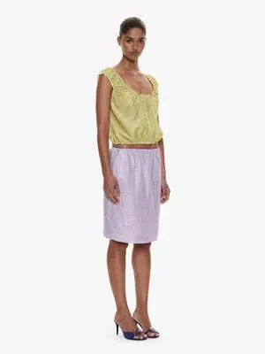 Christopher Esber Light Leak Jacquard Slip Skirt - Purple