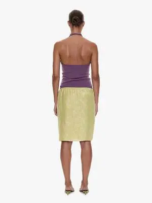 Christopher Esber Light Leak Jacquard Slip Skirt