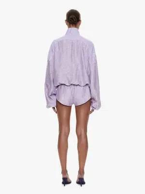 Christopher Esber Light Leak Jacquard Zipped One Piece - Lilac