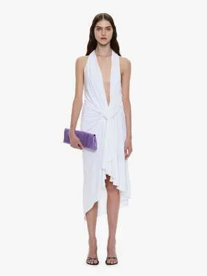 Christopher Esber Spire Cascade Midi Dress - White