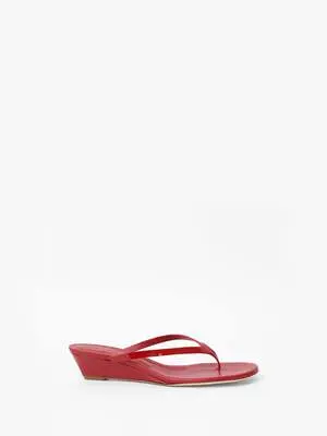 Christopher Esber Scala Wedge Flip Flop - Red