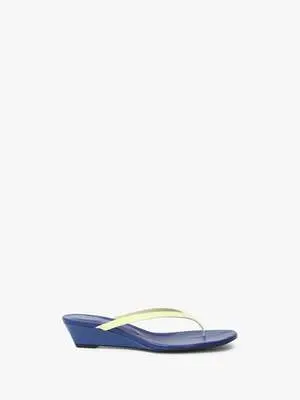 Christopher Esber Scala Wedge Flip Flops - Blue