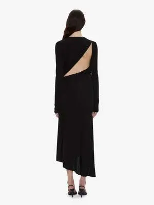 Christopher Esber Spire Cascade Long Sleeve Dress