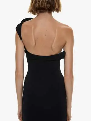 Christopher Esber Concave Wired One-shoulder Maxi Dress