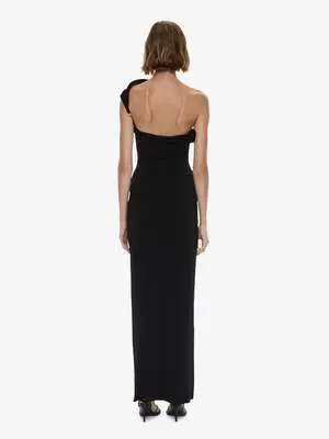 Christopher Esber Concave Wired One-shoulder Maxi Dress