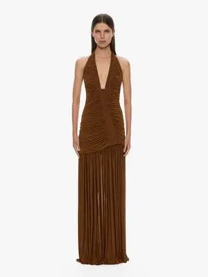Christopher Esber Orion Gown - Brown