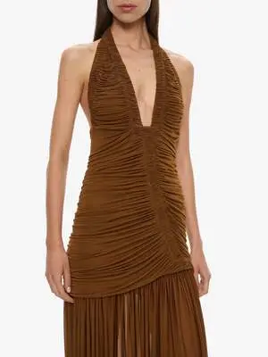 Christopher Esber Orion Gown - Brown