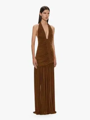 Christopher Esber Orion Gown - Brown