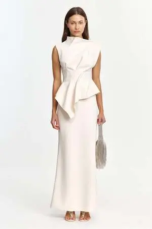 Acler Burbank Maxi Skirt - Pearl