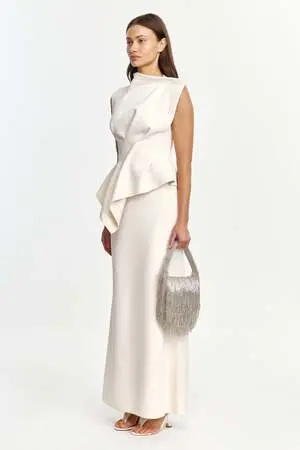 Acler Burbank Maxi Skirt - Pearl