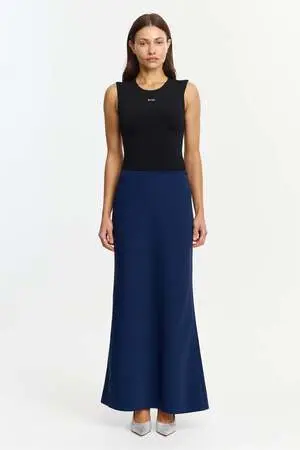 Acler Burbank Maxi Skirt - Sapphire