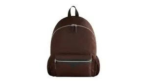 Kith Monogram Nylon Jacquard Backpack - Dark Roast