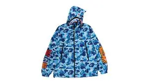 A BATHING APE Abc Camo Shark Hoodie Jacket