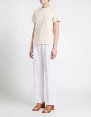 Jacquemus Cream Cotton T-shirt