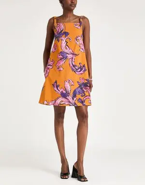 Versace Mini Dress Size Cotton, Elastane