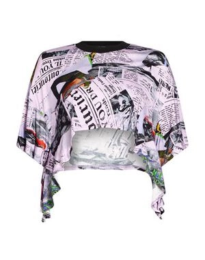 Versace T-shirt Lilac Size Viscose, Elastane, Cotton - Purple