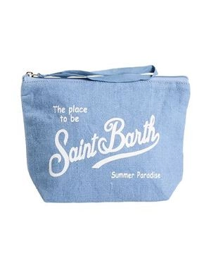 MC2 SAINT BARTH Handbag Linen, Cotton - Blue