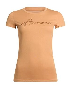 Armani Exchange Logo Sequin T-shirt - Beige