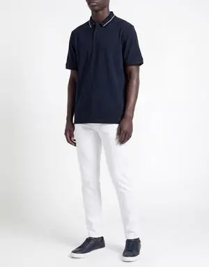 Armani Exchange Polo Shirt Size Cotton, Elastane - Blue