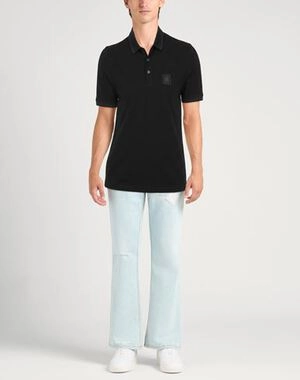 Armani Exchange Polo Shirt Size Cotton - Black
