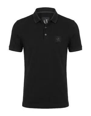 Armani Exchange Polo Shirt Size Cotton - Black