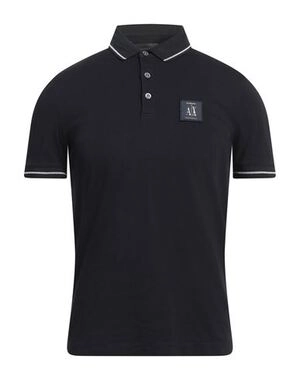 Armani Exchange Polo Shirt Midnight Size Cotton - Blue