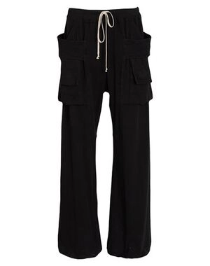 Rick Owens Pants Size Cotton - Black
