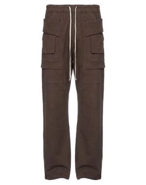Rick Owens Pants Size Cotton - Brown