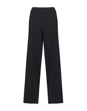 ANNA MOLINARI Pants Size Merino Wool - Grey
