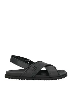 BALDININI Sandals Size Leather, Calfskin