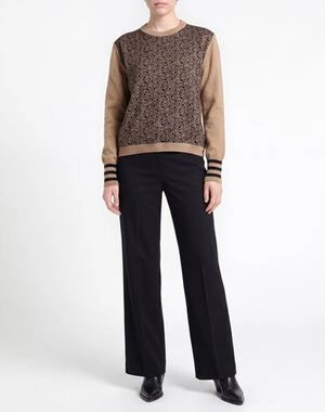 Herno Sweater Light Brown Size Wool, Polyester