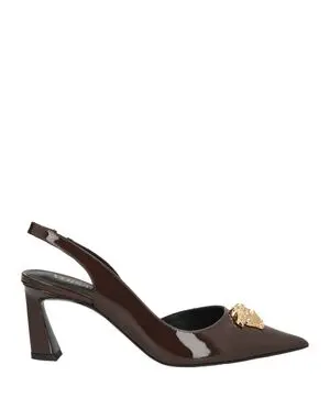 Versace Pumps Chocolate Size Leather