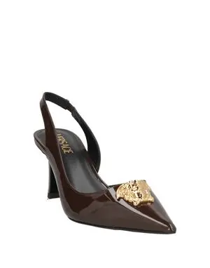 Versace Pumps Chocolate Size Leather