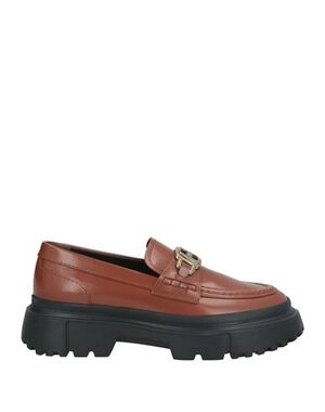 Hogan Loafers Size Leather - Brown