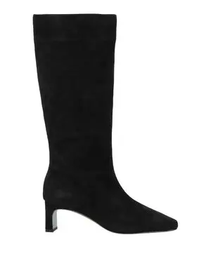 Rag & Bone Chocolate Suede Square Toe Mid Calf Boots