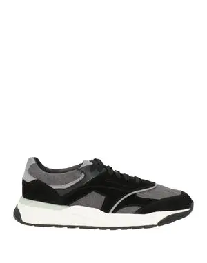 Santoni Sneakers Size Leather, Textile Fibers