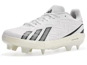 Adidas Adizero Electric 3.0 Tpu Cleated Shoes White/black/white - Gray