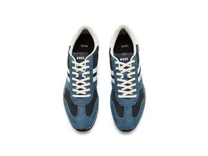 BOSS Levon Laceup Low Profile Sneakers Shoes Dark - Navy