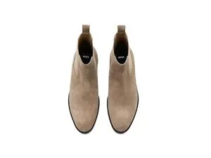 BOSS Tayil Suede Chelsea Boots - Beige
