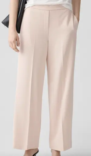 Theory Wide-leg Pull-on Pant - Pink