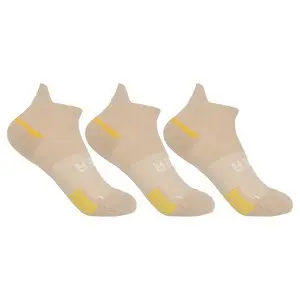 PEPER HAROW - MADE IN ENGLAND Neutrals Aero Luxury Gym Socks Three Pair Bundle - Beige