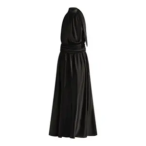 THE SOCIALITE OFFICIAL Halterneck Maxi Dress With Tie Straps