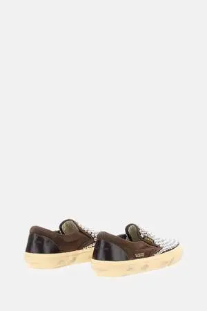 GOLDEN GOOSE Slip-on Sneakers With Studs