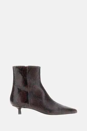 AeydĒ Aeyde Sofia Snakeskin Ankle Boots Multicolore