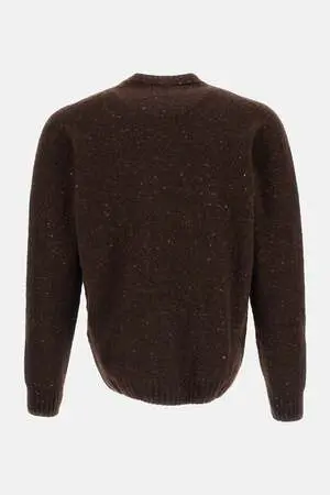 DRUMOHR Wool-blend Tweed Effect Crew Neck Sweater