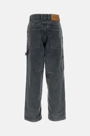 HAIKURE Sibilla Velvet Trousers Pier - Grey