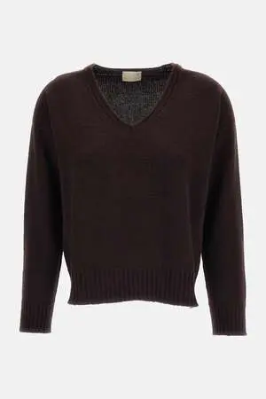 DRUMOHR V-neck Cashmere Sweater - Brown